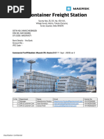 CWC CFS Tariff Structure Overview | PDF | Cargo | Containerization