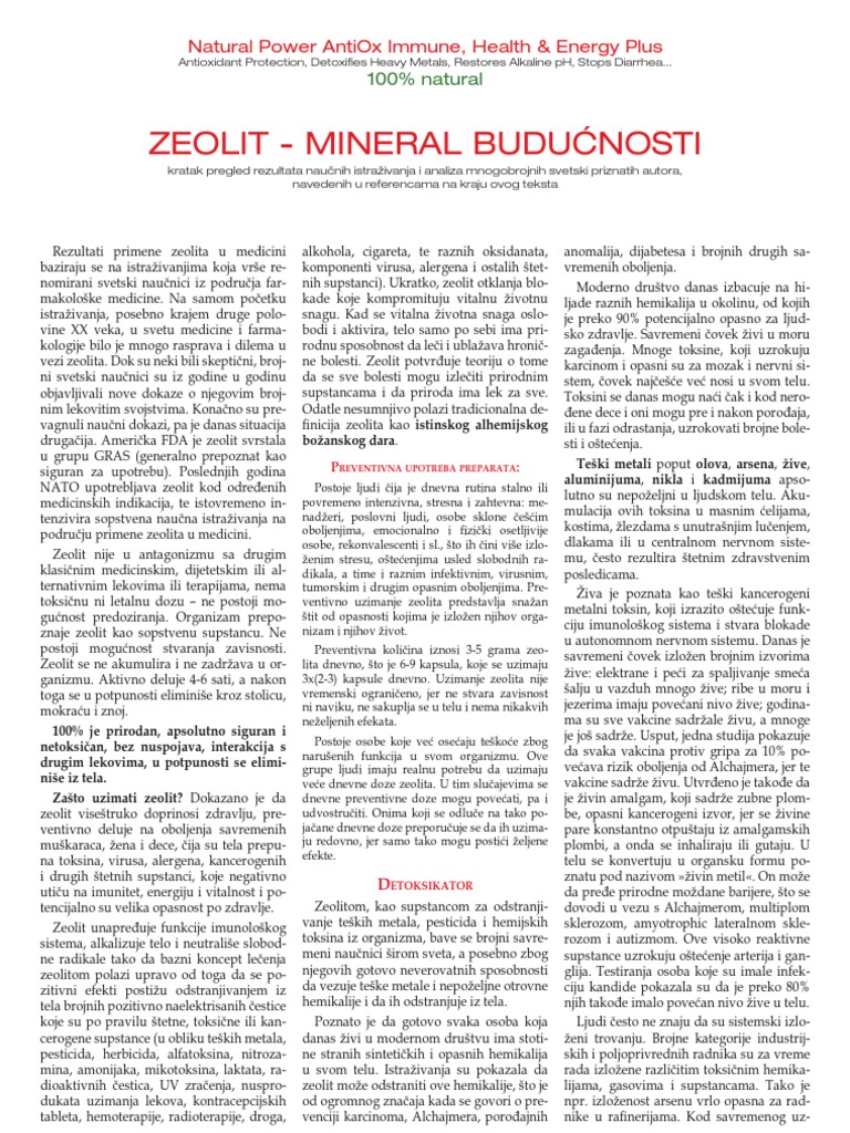 Zeolit Istrazivanja | PDF