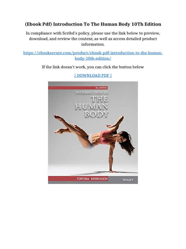(Ebook PDF) Introduction To The Human Body 10th Edition | PDF ...