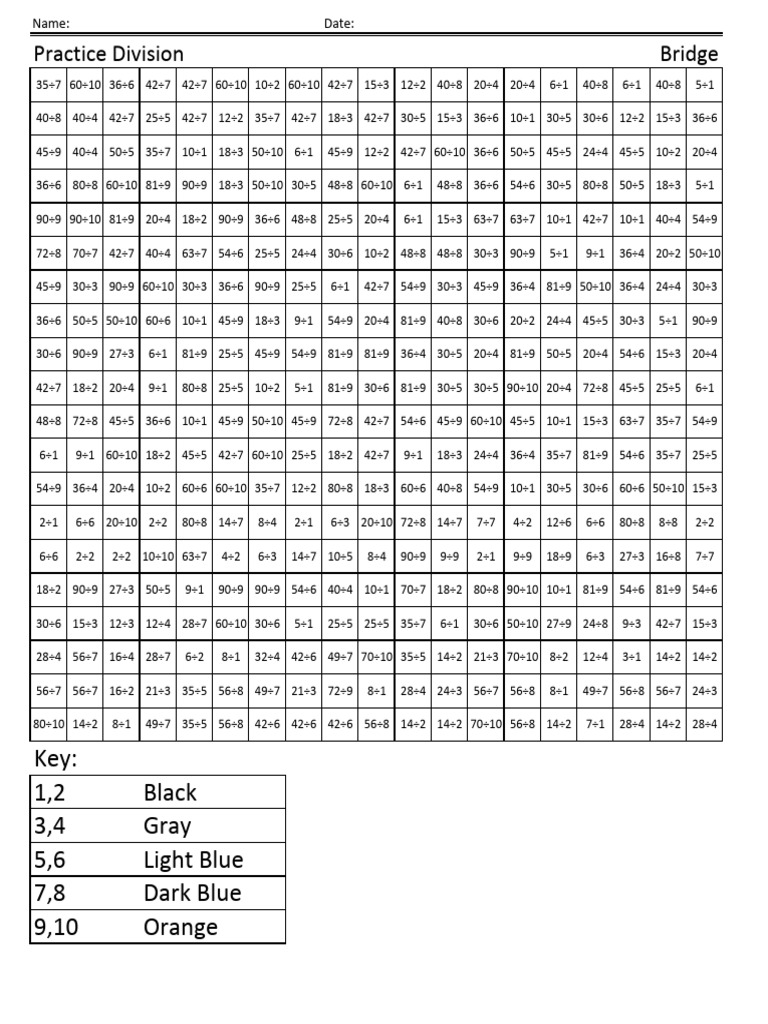 4G6 Division Bridge 4th Grade Math | PDF