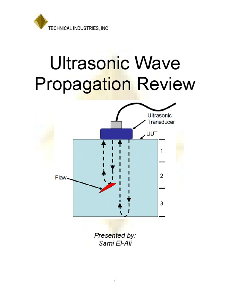 Ultrasonic Wave Propagation Principles | PDF | Computers | Technology ...