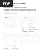 Kali Linux Commands Cheat Sheet | PDF | Zip (File Format) | Computer File