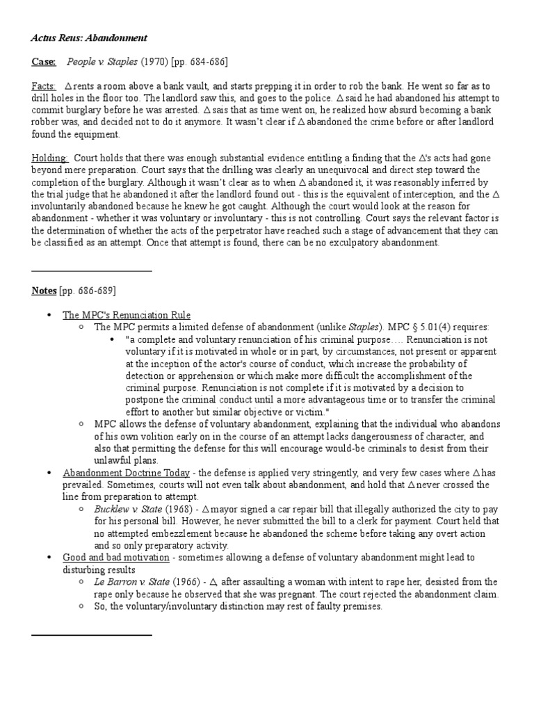 People v. Staples | PDF | Criminal Law | Crime & Violence