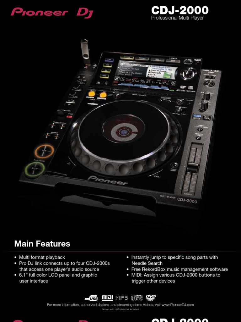 CDJ2000 LowRes | PDF | Disc Jockey | Digital Technology