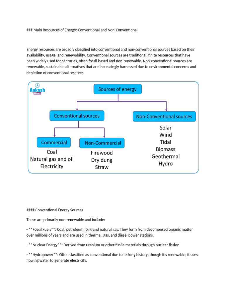 Unit 1 Detailed Notes | PDF | Power Station | Renewable Energy