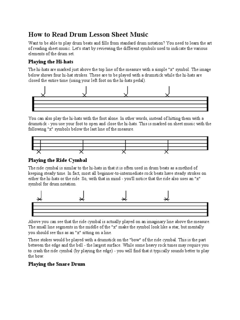 how-to-read-drum-lesson-sheet-music-drum-kit-sheet-music