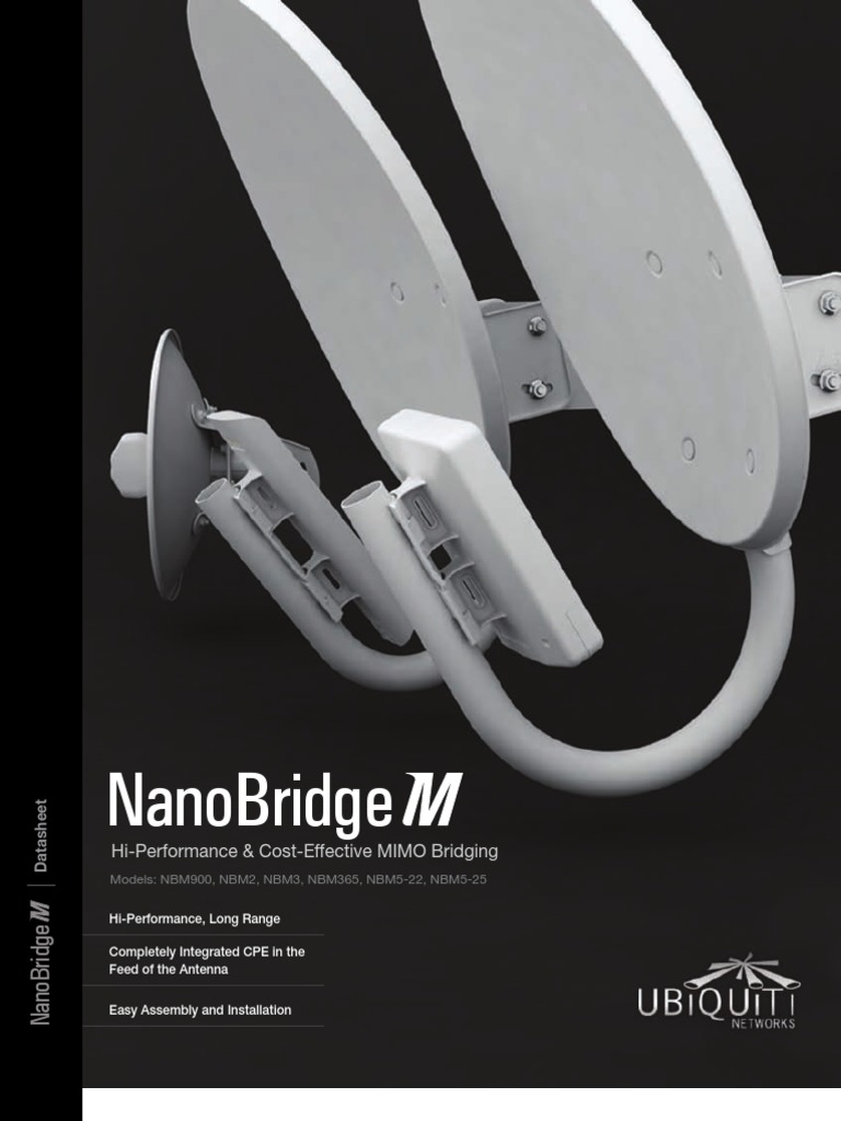 Nano Bridge M | PDF | Cable | Voice Over Ip