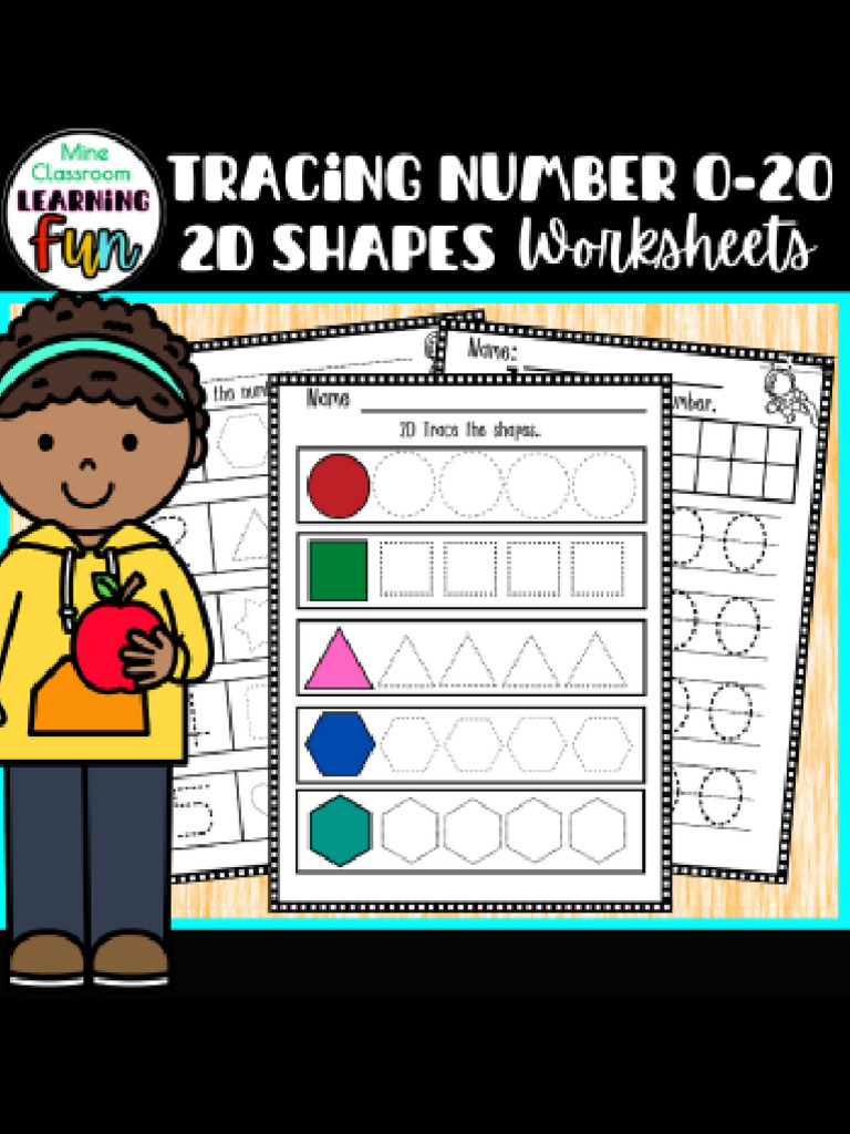 TracingNumbers020and2DShapesFreebies-1 | PDF