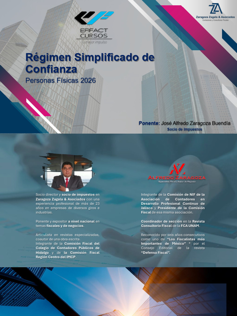Resico PF 2026 Efc | PDF | Impuesto sobre la renta | Impuestos