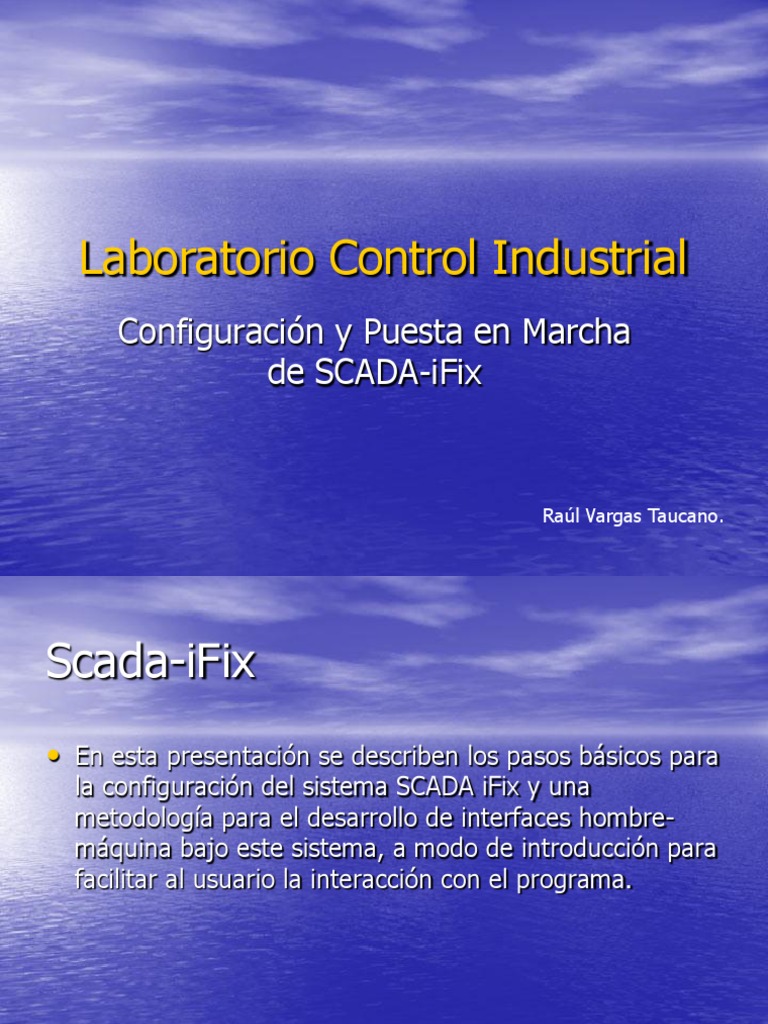 Configuracion SCADA IFIX | PDF | Scada | Tecnología digital