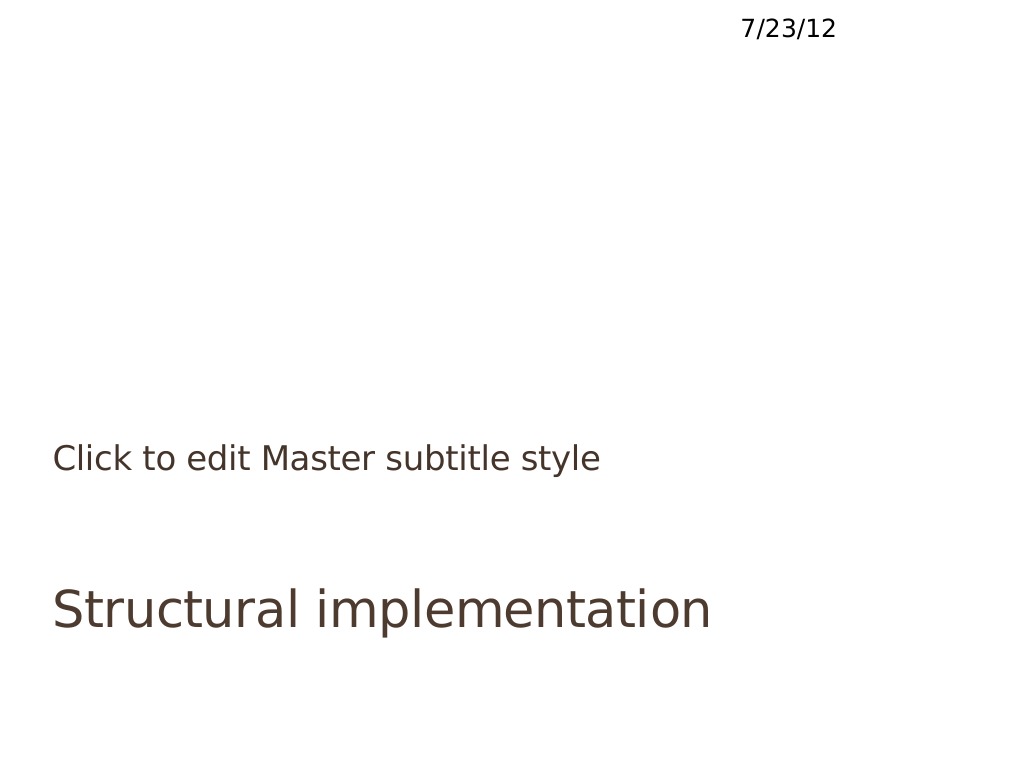 Structural Implementation | PDF | Strategic Management | Organizational ...