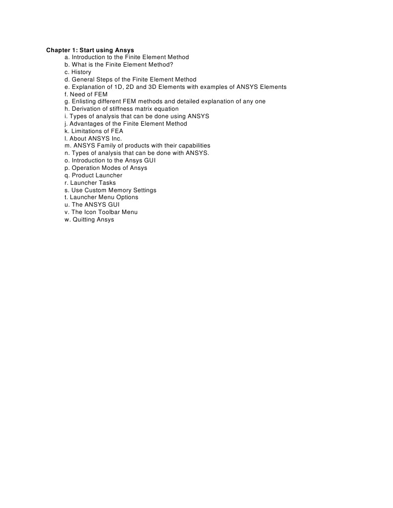 Ansys Guide for Engineers | PDF