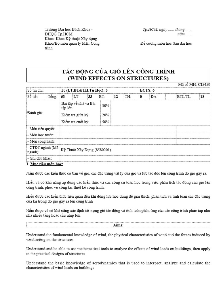 1.3.Tac Dong Cua Gio Len Cong Trinh | PDF