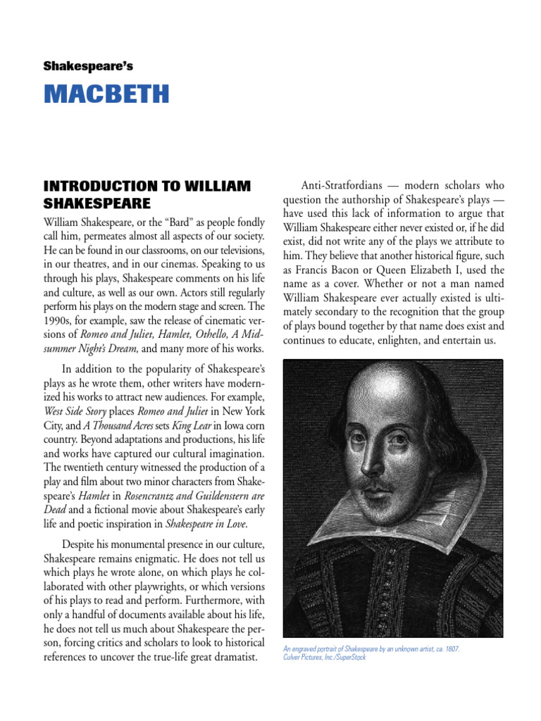 William Shakespeare's Macbeth | PDF | William Shakespeare
