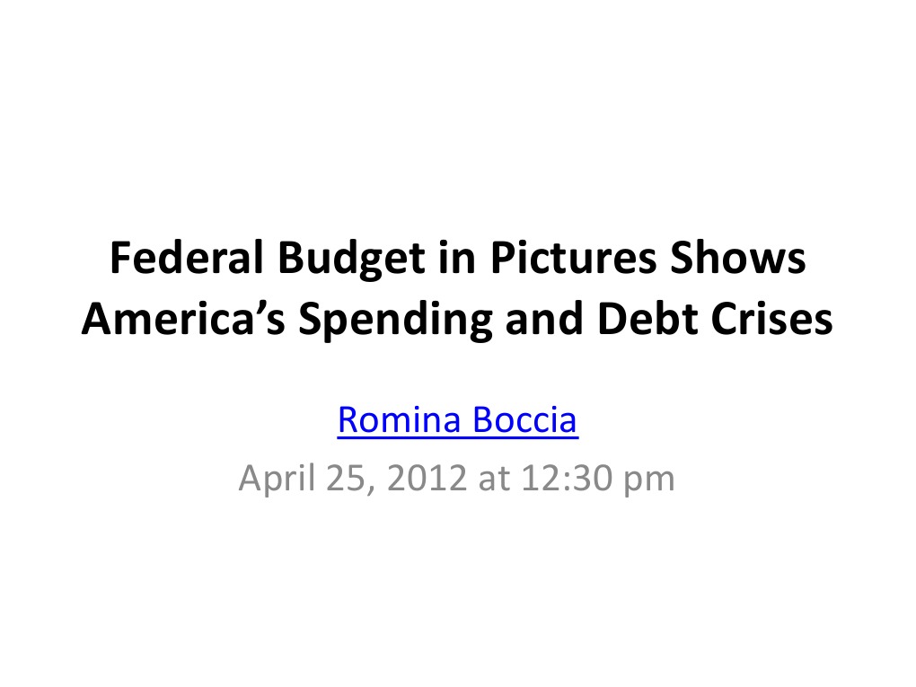 Federal Budget in Pictures Shows America's Spending and | PDF