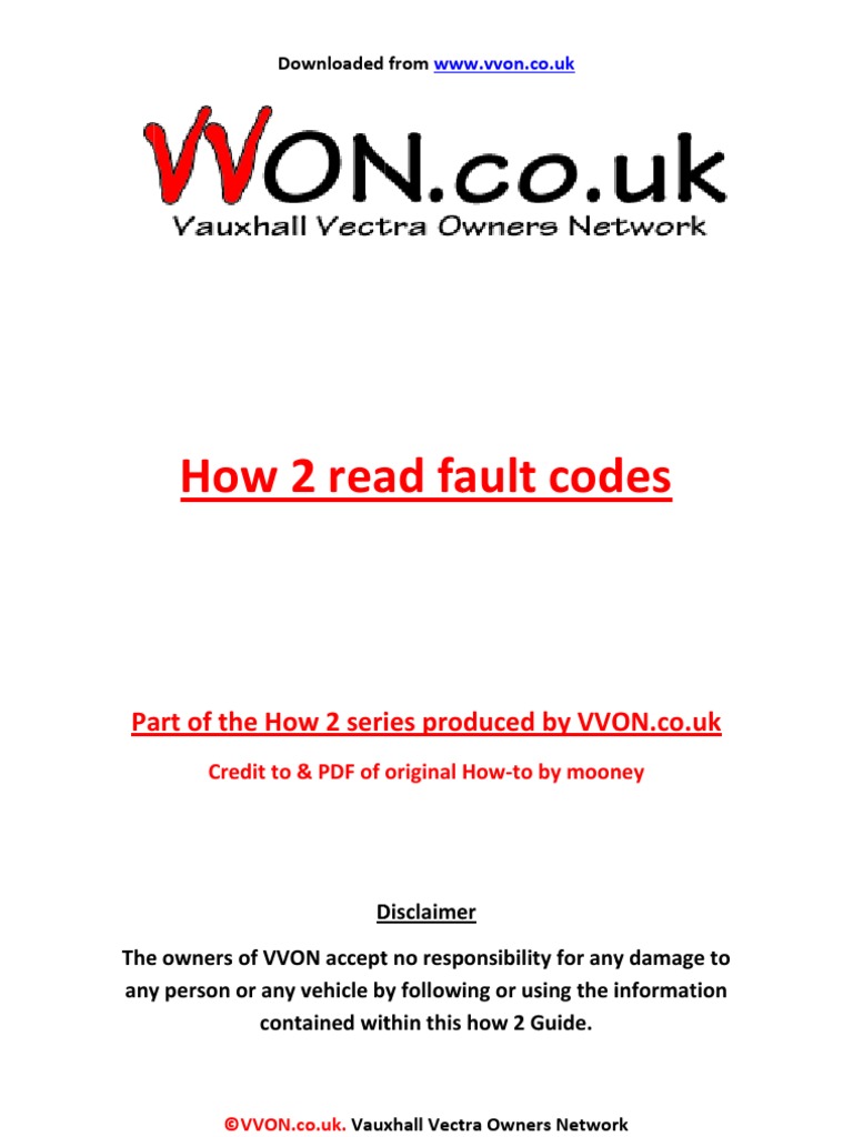 How To Read Fault Codes | PDF | Fuel Injection | Transmission (Mechanics)