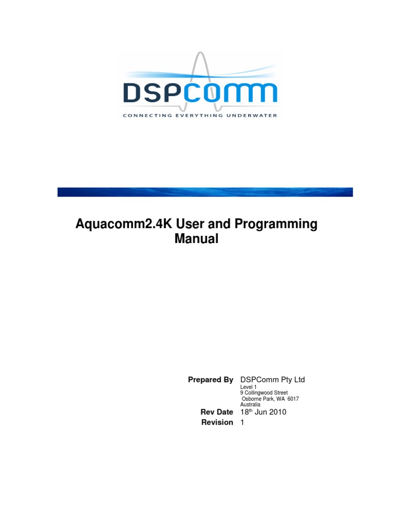 Dspcomm Manual | PDF | Modem | Transmission Control Protocol