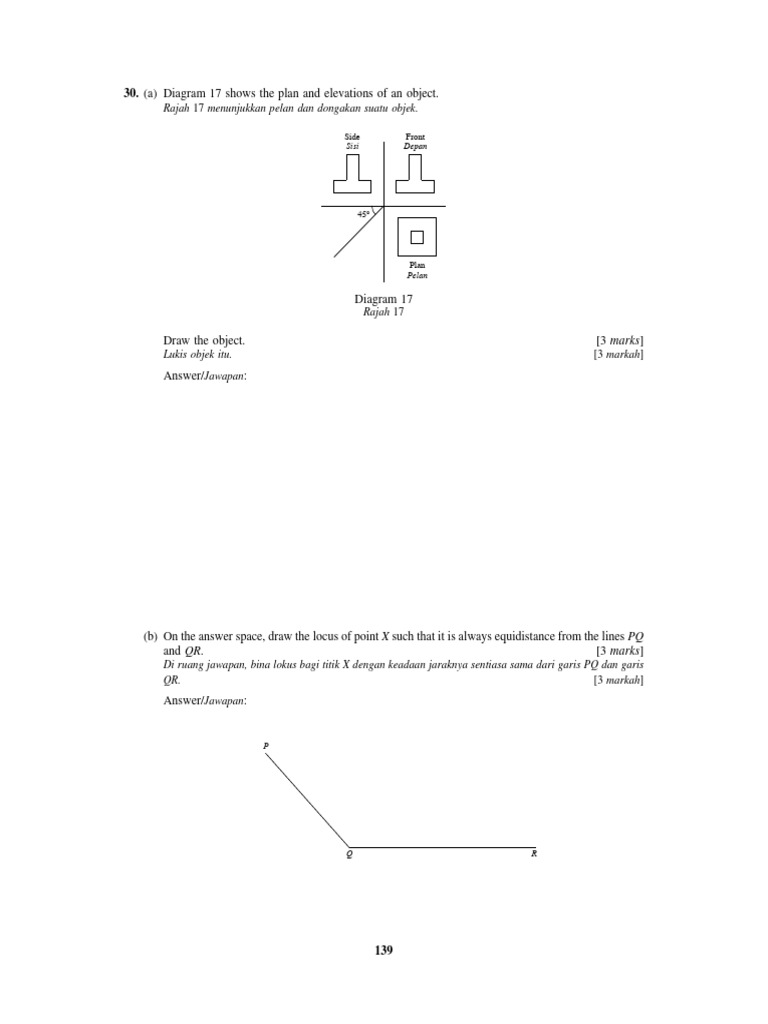 Math Form 3 PT3 Set 8 | PDF
