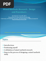 Convergent Parallel Mixed Methods Design | PDF | Data | Quantitative ...