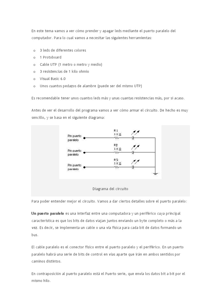 Practica 3 Interfaces Leds | PDF | Diodo emisor de luz | Tecnología digital