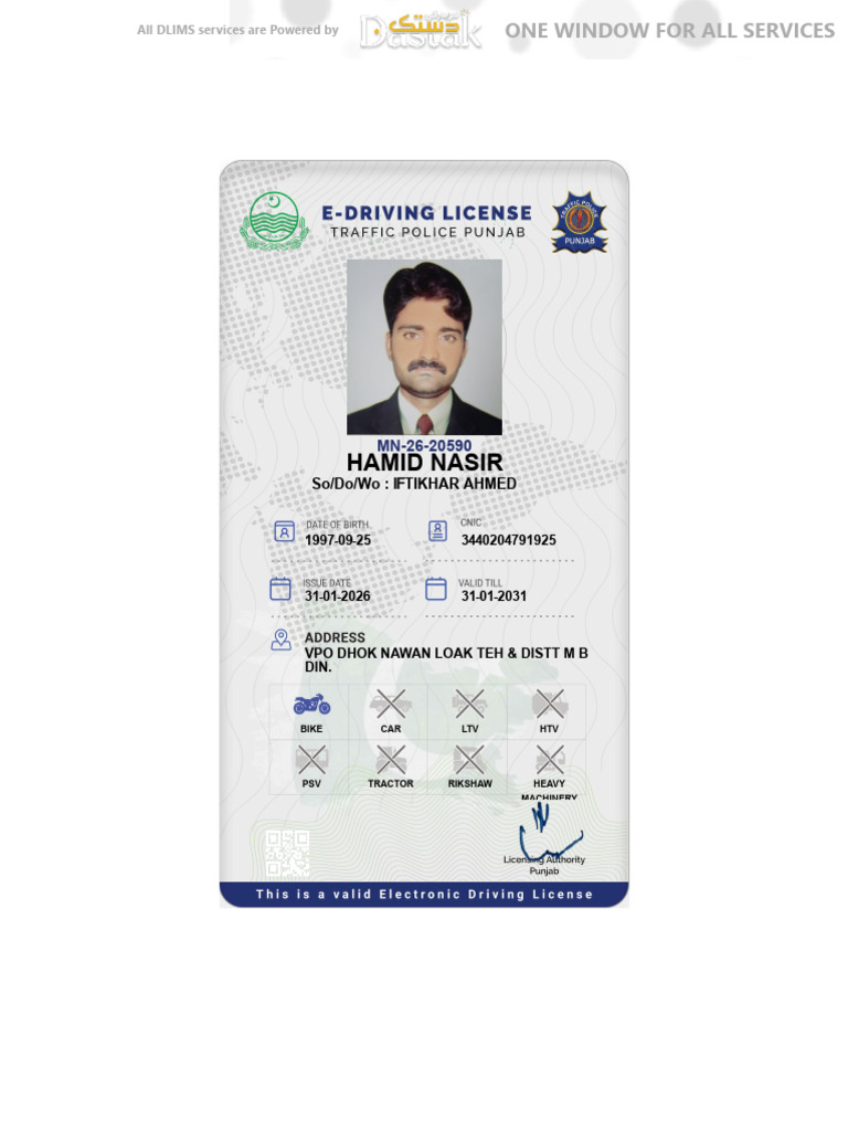 Hamid Nasir Lisence | PDF