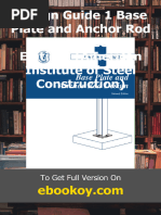 Base Plate and Anchor Rod Design Guide | PDF | Structural Steel | Column