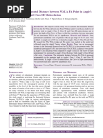 Evaluating Mandibular Molar Inclination Using WALA Ridge | PDF ...