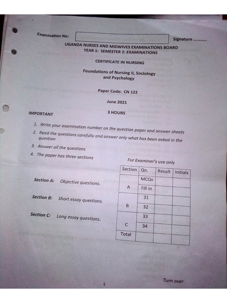 1.2 Unmeb Past Papers - Edgar - 015311 | PDF