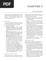 Class 10 Life Processes Notes | PDF | Cellular Respiration ...