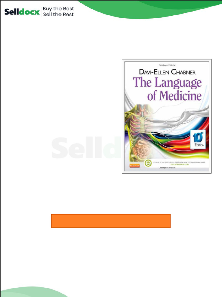 Test Bank for the Language of Medicine 10th Edition by Davi Ellen ...