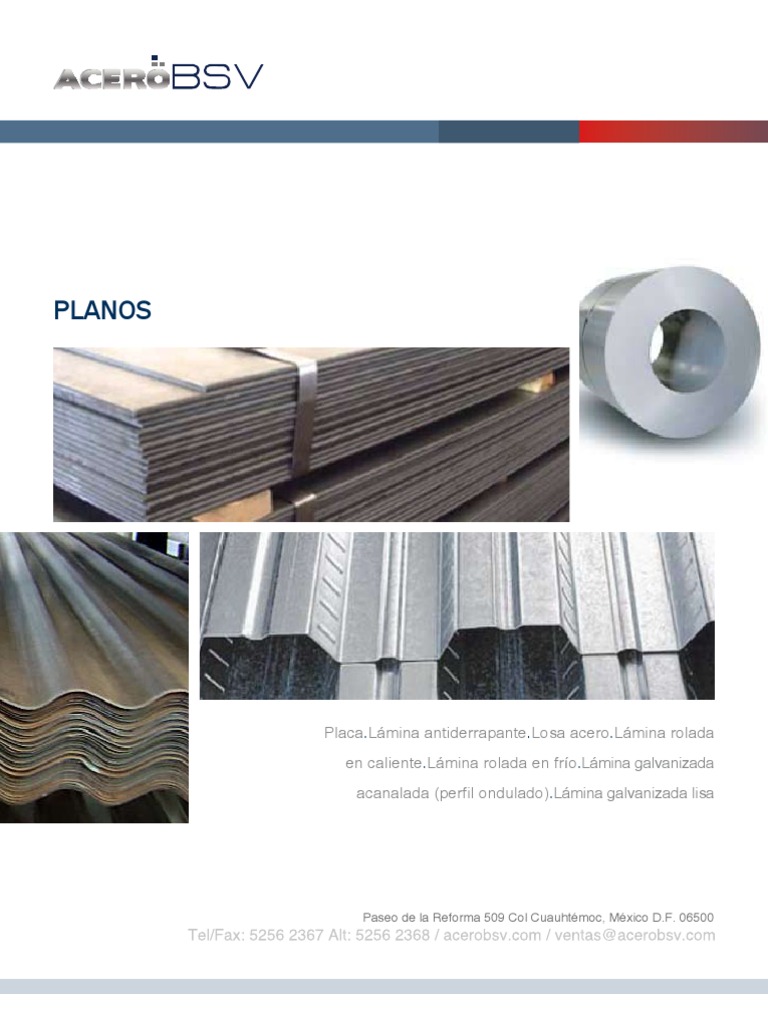 Calibres de Lamina y Placa | PDF | El hombre hace Materiales | Acero