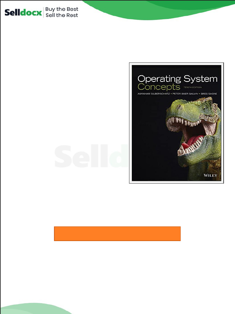 Test Bank Operating System Concepts 10th Edition by Abraham ...