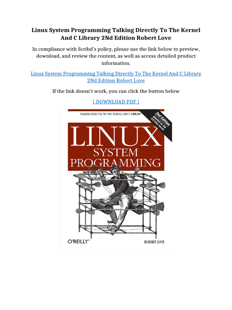 Linux system programming talking directly to the kernel and C library ...