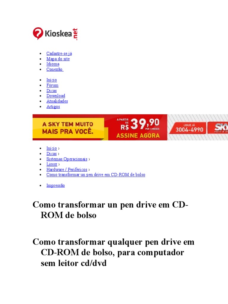 Pendrive | PDF | Pen-drive | Microsoft Windows