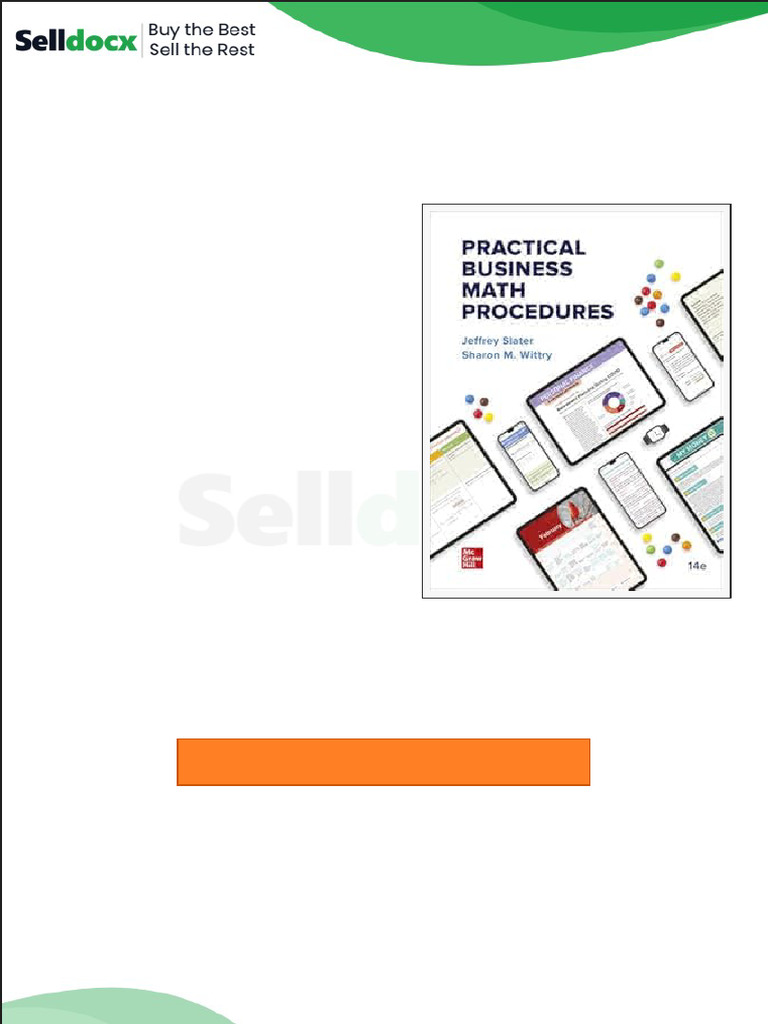 Test Bank For Practical Business Math Procedures 14th Edition by ...