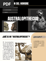 Características del Australopithecus afarensis | PDF
