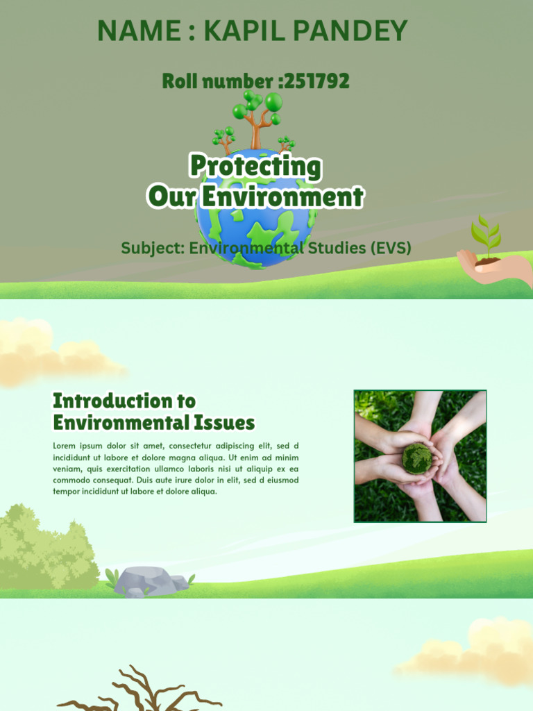 Green Illustrative Environment Presentation 20260129 204813 0000 | PDF
