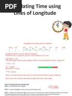 Calculating Time Using Longitude | PDF