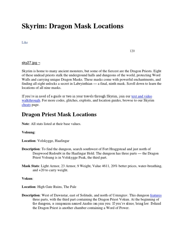 Skyrim | PDF | Fantasy Video Games | Fantasy Games