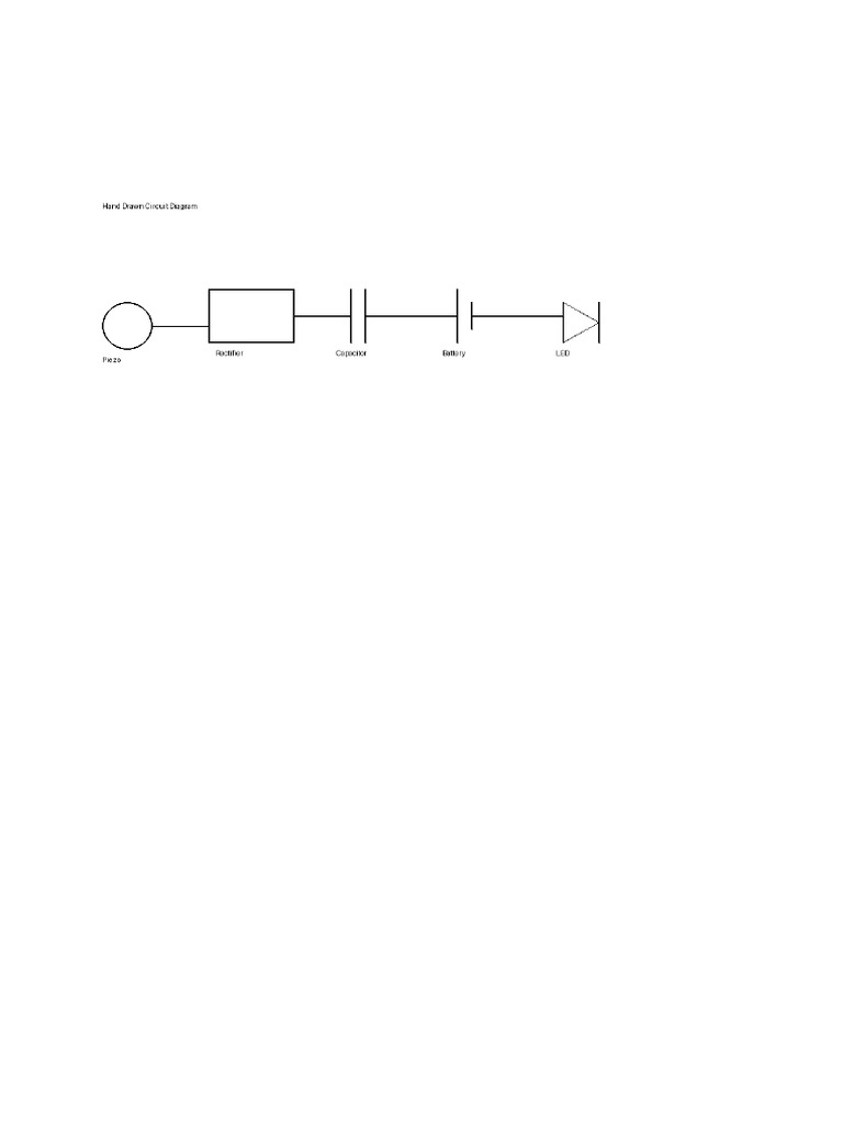 Hand Drawn Circuit Diagram | PDF