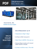 AHU Performance and Capacity Calculation | PDF | Humidity | Flow ...