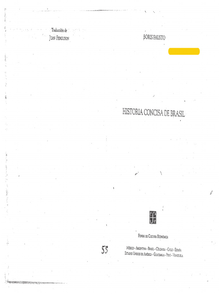 Boris Fausto. Historia Concisa de Brasil | PDF
