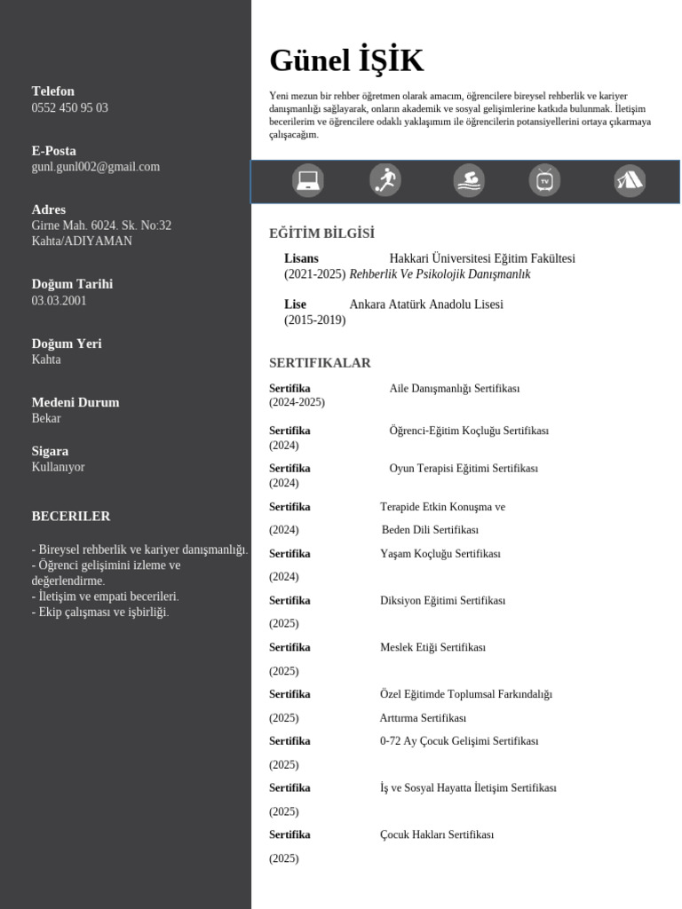 Günel İŞİK CV | PDF