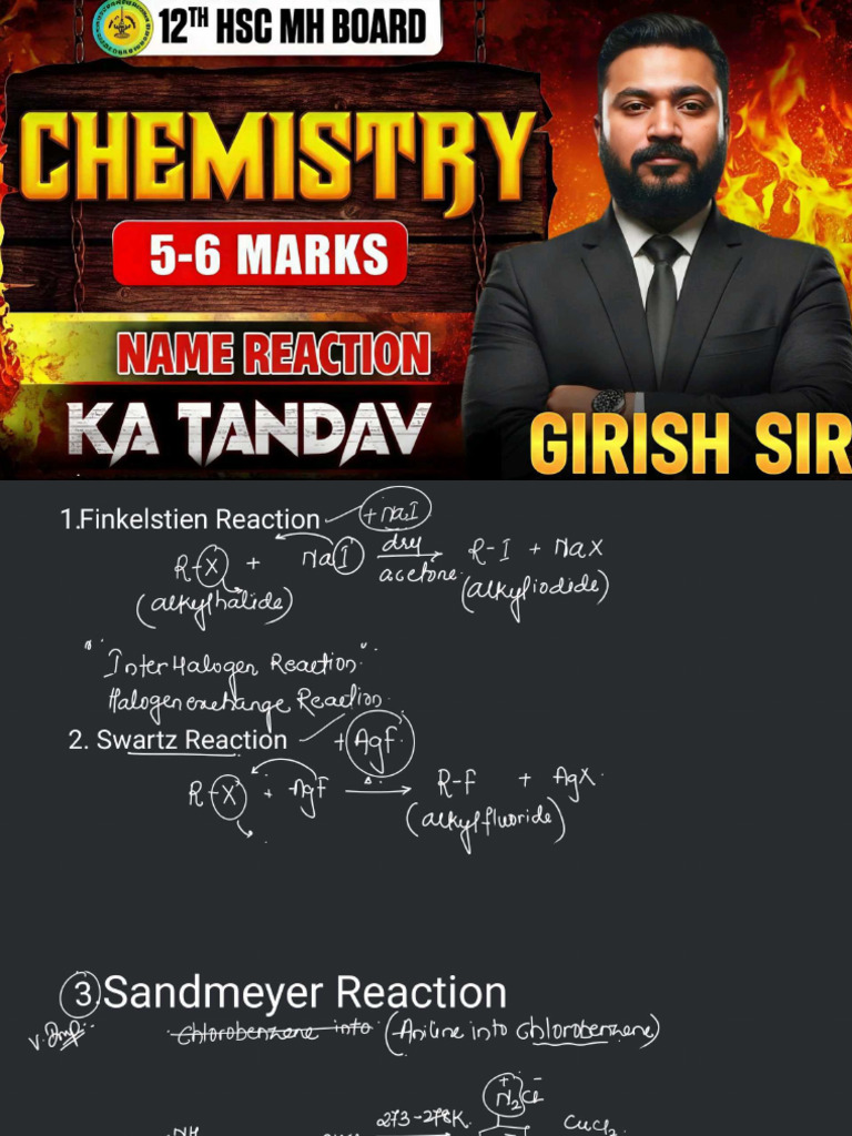 Name Reaction Chemistry | PDF