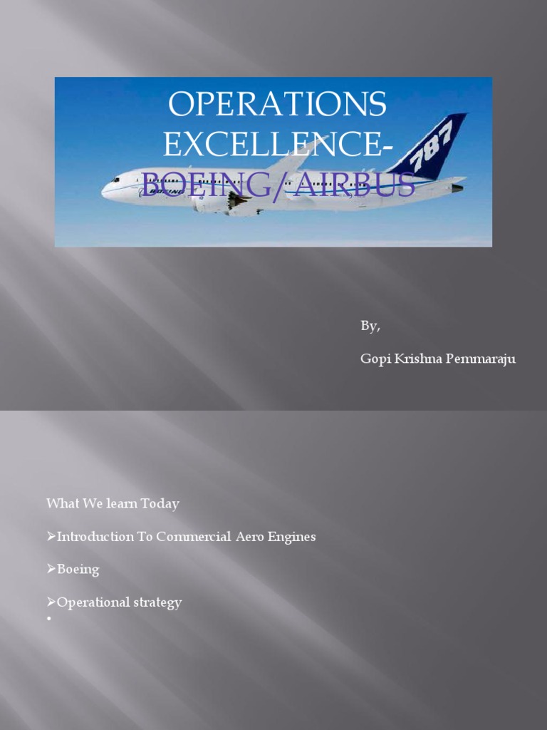 Boeing Operations. | PDF | Boeing | Aerospace