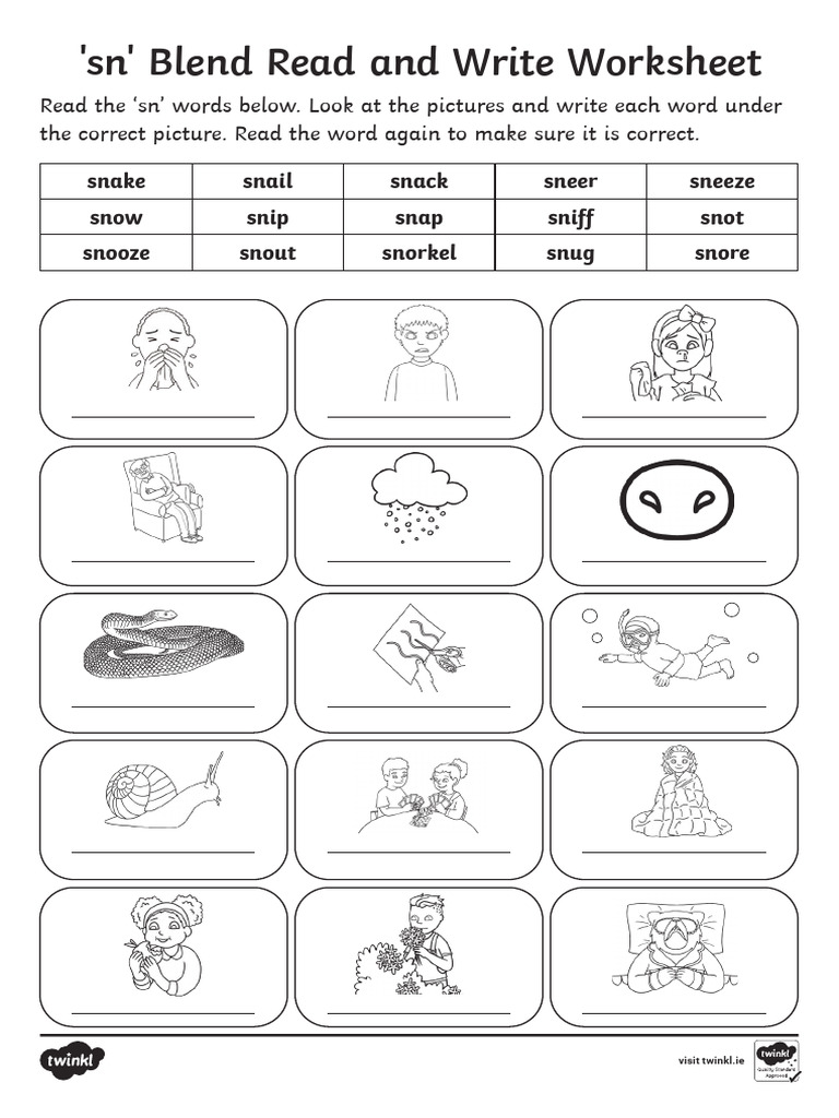 Roi Eng 1692122746 Sn Blend Read and Write Worksheet Ver 1 | PDF