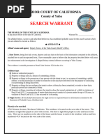 Sample Search Warrants for Investigations | PDF | Search Warrant ...