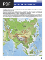 Physical Map of Asia: Rivers & Mountains | PDF