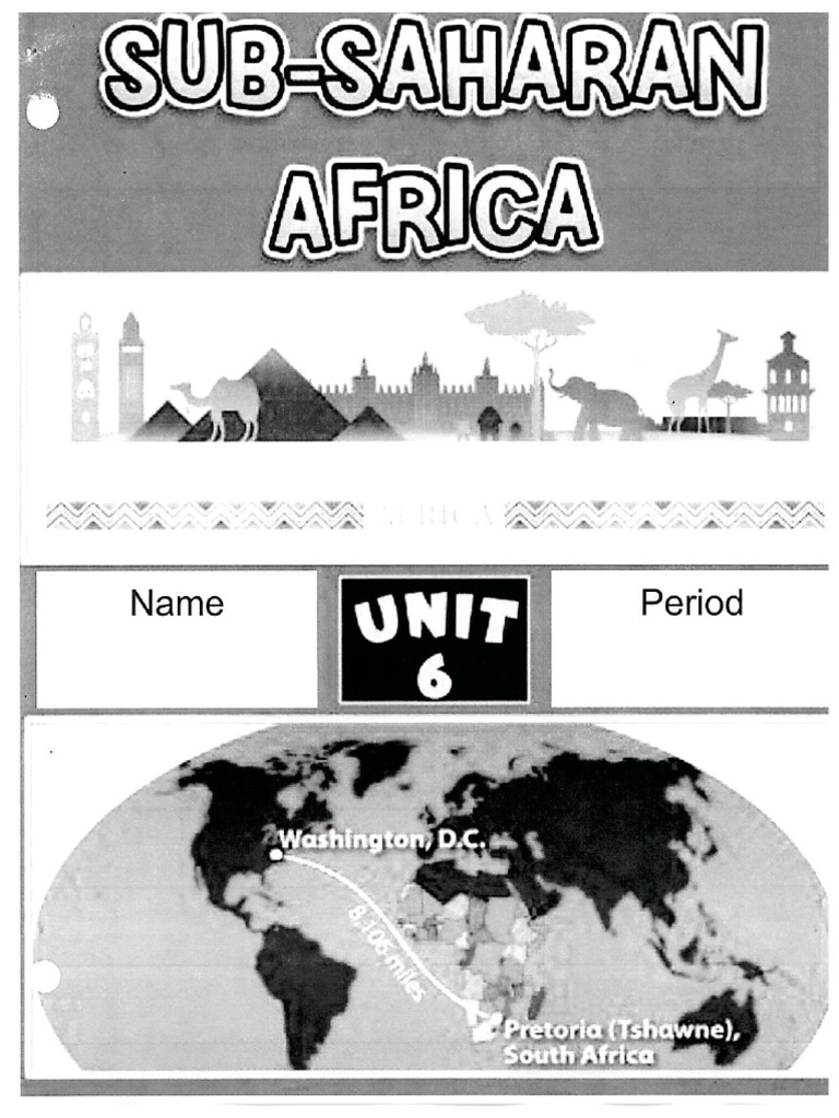 Unit 6 Cover Page | PDF