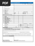 Bi 811 (Medical Report Form) | PDF